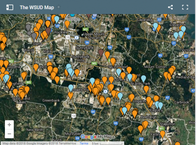 WSUD Map - Water by Design