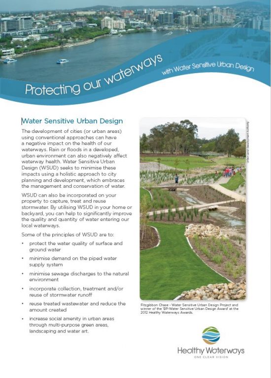 Protecting our waterways - with Water Sensitive Urban Design - Water by ...